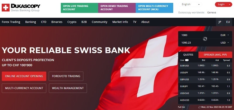 Dukascopy Bank - Forex Penguin