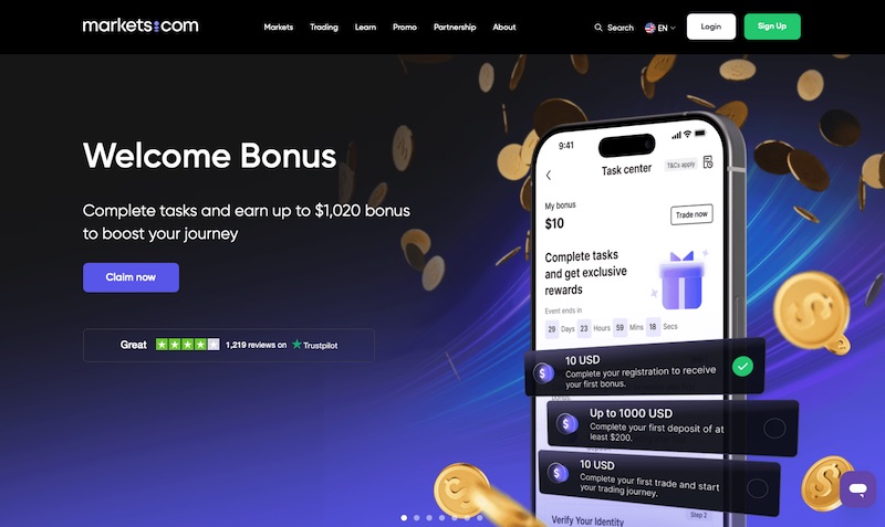 Markets.com - Forex Penguin