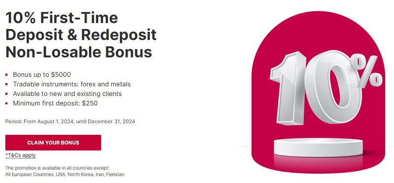 SquaredFinancial ─ 10% FTD & Redeposit Bonus - Forex Penguin