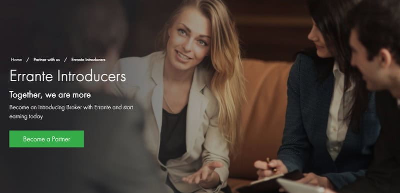 Errante Enhances Introducing Broker Program with Increased Earnings and ...