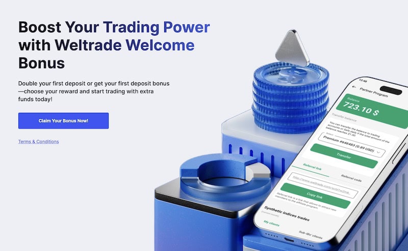 Weltrade ─ First Deposit Bonus - Forex Penguin