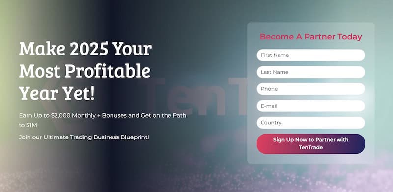 TenTrade Unveils Lucrative Partner Program with Up to $2,000 Monthly ...